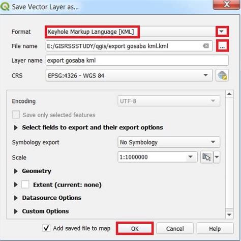QGIS KML File Export Import KML GISRSStudy