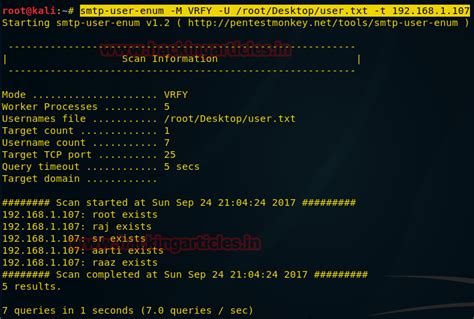4 ways to smtp enumeration hacking articles