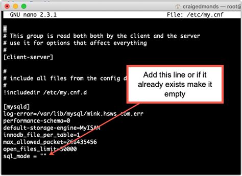 mysql on cpanel fix field xxxx doesn t have a default value knowledgebase jucra digital