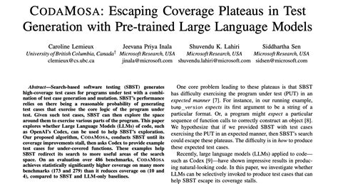 caroline lemieux on twitter i will be presenting our paper codamosa escaping coverage