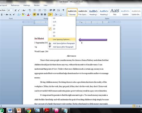 Mr JB S Literature Class Proper MLA Format