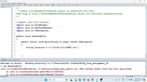 bangla java tutorial for beginners part 15 java file handling how to read text files part 01
