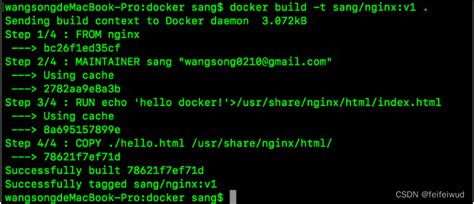 docker入门教程：本地打包docker镜像 docker打包镜像 csdn博客