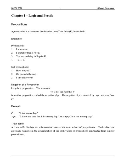 chapter i logic and proofs propositions pdf mathematical proof axiom