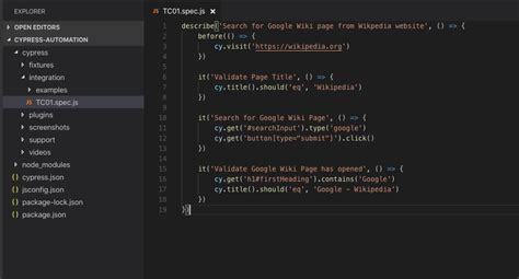 writing your first test in cypress testersdock