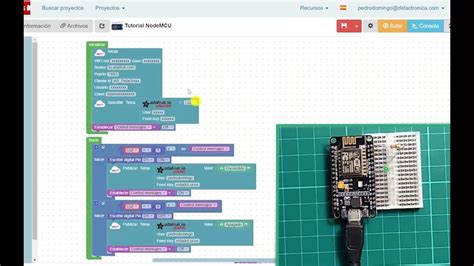 programación gráfica del esp8266 ya en arduinoblocks otro salto en el wifi e iot programa