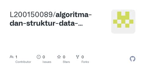 GitHub L200150089 Algoritma Dan Struktur Data Python
