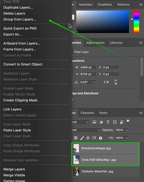 how to edit multiple layers at once in photoshop