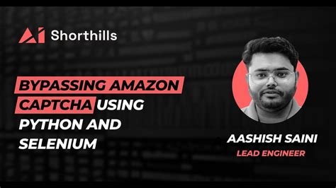 How To Bypass Amazon Captcha Using Python And Selenium Web Scraping