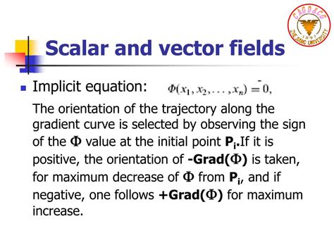 ppt some applications of scalar and vector fields to geometric progressing of surfaces