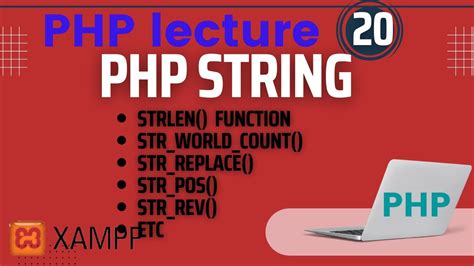 php string functions in php php tutorial youtube