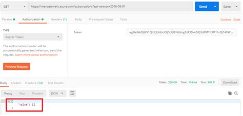 authorization bearer token issue