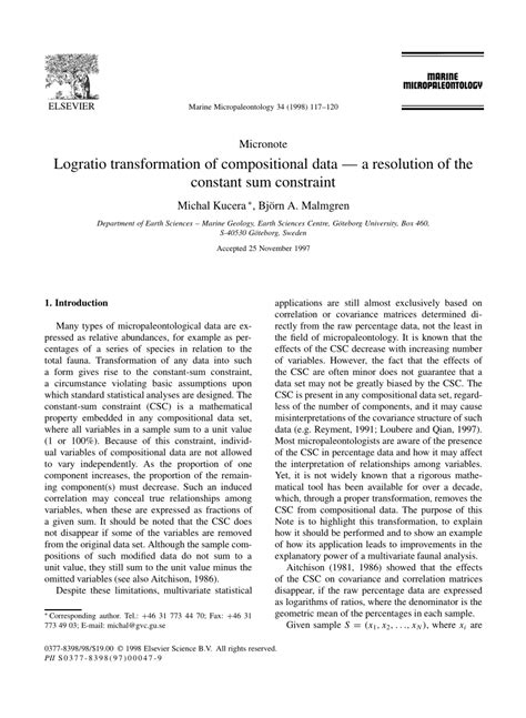 pdf logratio transformation of compositional data—a resolution of the constant sum constraint