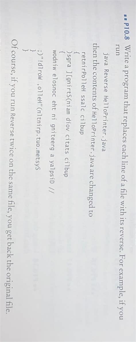 Answered IN JAVA Write A Program That Replaces Bartleby