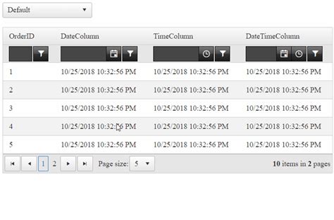 Telerik RadControls Change The Skin Of Built In Filter Controls Of