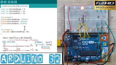 Arduino32 La Fonction AnalogWrite Et L Utilisation De La Sortie PWM