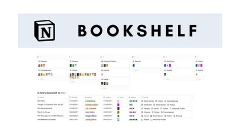 How To Build A Reading Bookshelf In Notion 2022 Red Gregory