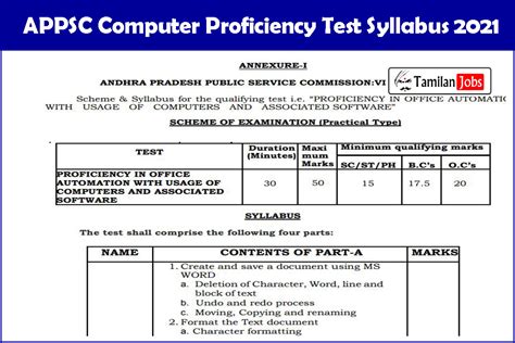 appsc computer proficiency test previous question pap