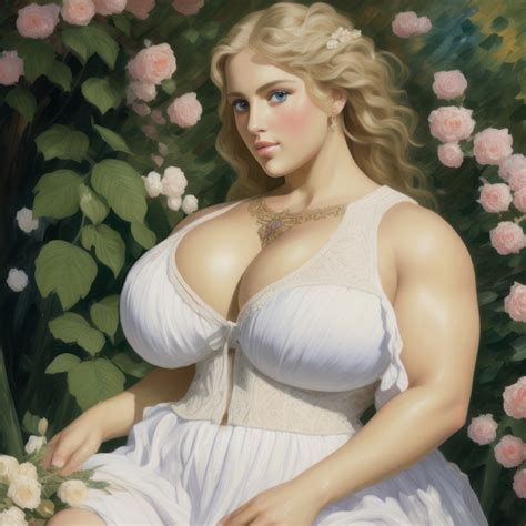 Rule 34 11 1girls Ai Generated Big Breasts Blonde Hair Blue Eyes Cleavage Dress Huge Breasts