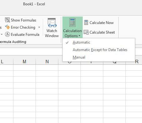 How To Turn On Automatic Calculation In Excel 2013 Live2Tech