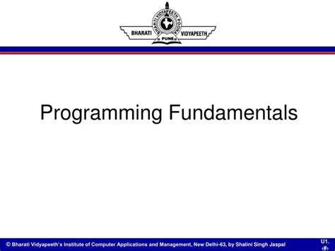 ppt programming fundamentals powerpoint presentation free download id 4815752