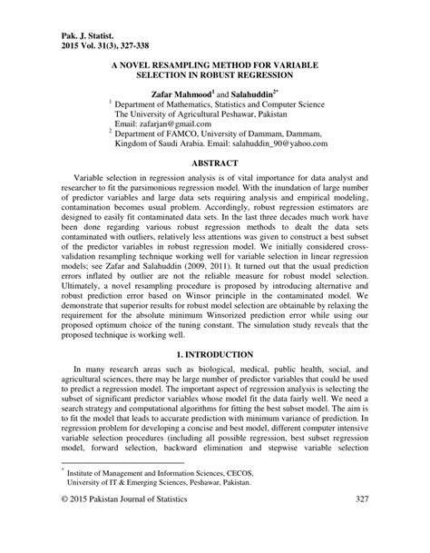 pdf resampling method for the data adaptive choice of tuning constant in robust regression