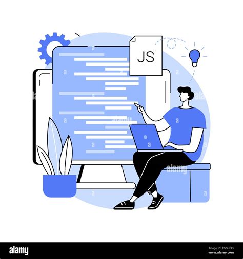 javascript abstract concept vector illustration stock vector image and art alamy