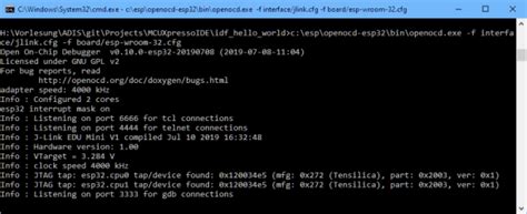 eclipse jtag debugging the esp32 with a segger j link mcu on eclipse