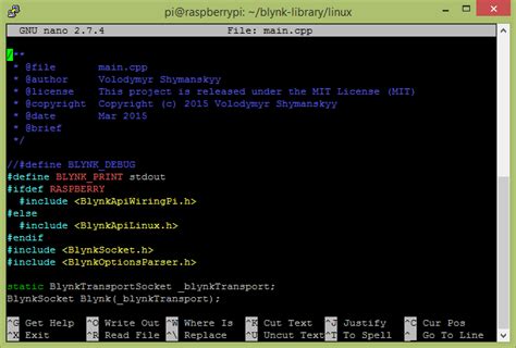 Modifying The Main Cpp File Hands On Internet Of Things With Blynk