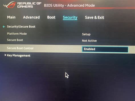 need to launch in secure boot but option is greyed out how do i enable it r pcbuild