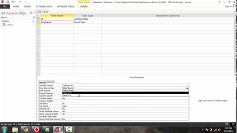 Add Values In Combo Box And Listbox In MS Access YouTube