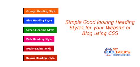 Css Cool Heading Styles Word Document PELAJARAN