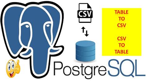 How To Export Table Data Into A Csv File And Import Data From Csv File In Postgresql Using