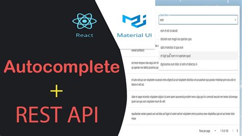 React MUI Autocomplete With API Call React Autocomplete Onchange