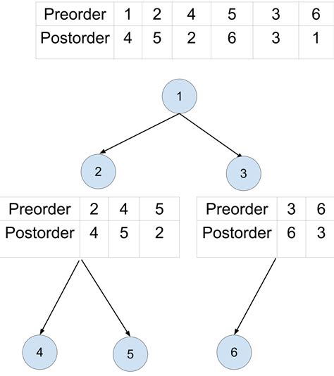 construct binary tree from preorder and postorder traversal leetcode solution