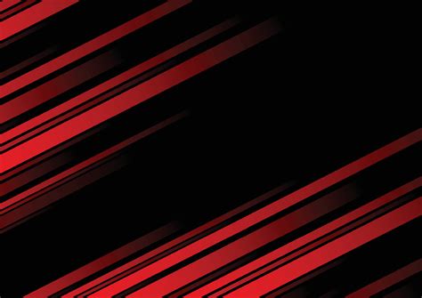 Abstract Red Line And Black Background For Business Card Cover Banner