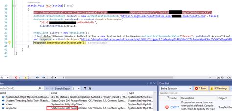 Calling Azure Function In C Client With Aad Authentication Stack Hot