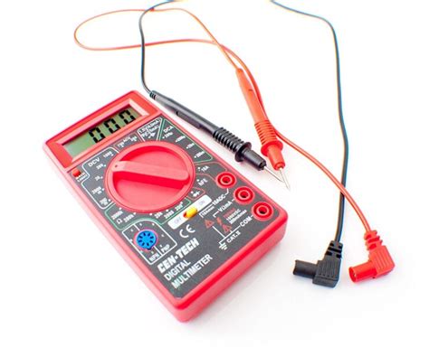 Learn How To Use A Cen Tech Digital Multimeter To Check Voltage