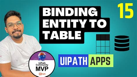Binding An Entity To A Table Control In Uipath App Example YouTube