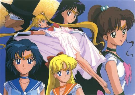 Tsukino Usagi Sailor Moon Mizuno Ami Aino Minako Hino Rei And 7 More Bishoujo Senshi