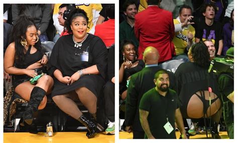 Lizzo Twerking In A Thong At The Lakers Game Is A Damn Delight