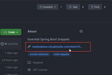 add a link to github repo · issue 143 · microsoft vscode spring boot dashboard · github