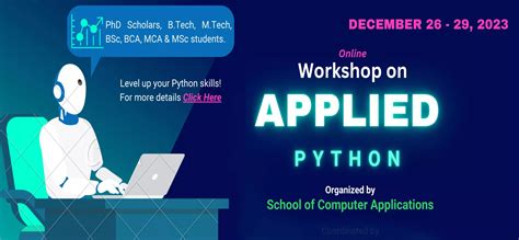 four days online workshop on applied python ii kiit deemed to be university