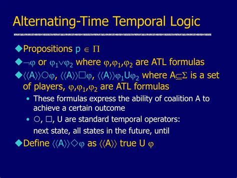 ppt alternating temporal logic and game based properties powerpoint presentation id 6177947