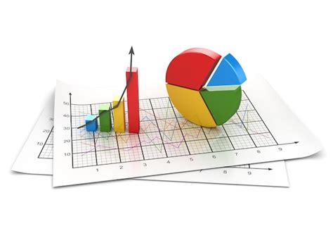Premium Photo Business Chart This Is A Computer Generated And 3d
