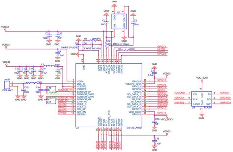Esp32 Mcu Pinout Datasheet Equivalent Schematic And