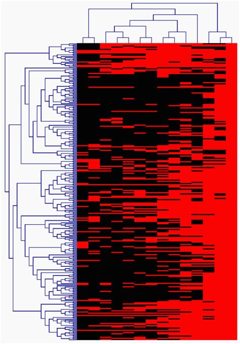 An Illustration Of Two Way Hierarchical Clustering Analysis Of 1118