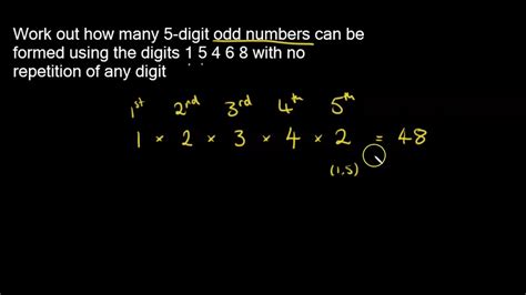 easy product rule for counting guide gcse maths youtube