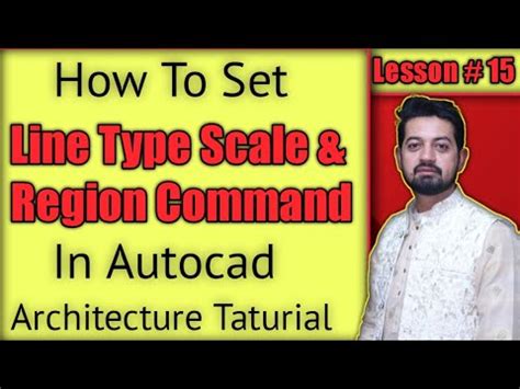How To Set Line Type Scale Region Command In Autocad Ll Learn Autocad