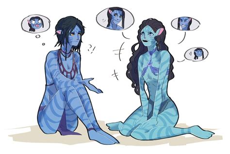 Two Women Sitting Next To Each Other With Faces Drawn On Them And Thought Bubbles Above Them Two Women Sitting Next To Each Other With Faces Drawn On Them And Thought Bubbles Above Them